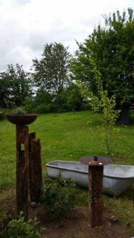 Wunderschönes Ferienhaus unter Reet mit großem Garten